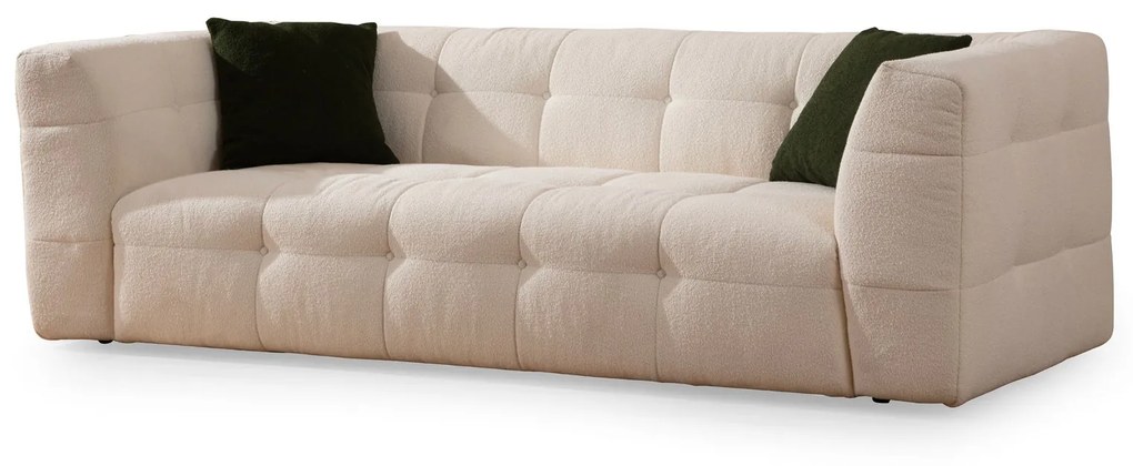 Atelier del Sofa 3-místná pohovka Cady - Beige, Béžová