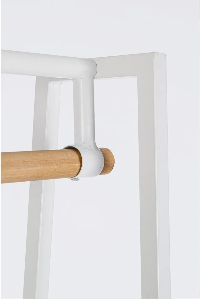 Bílý/v přírodní barvě ocelový stojan na oblečení 63x180x34 cm Haldor – Yes Everyday