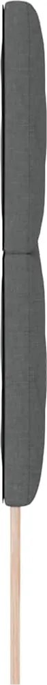 Čelo postele Tmavě šedá 180 cm textil 3337939