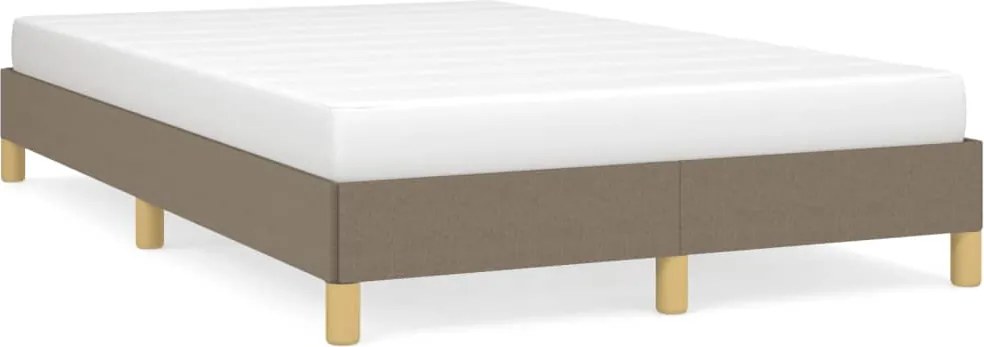 Rám postele bez matrací taupe 120x190 cm textil 3269616