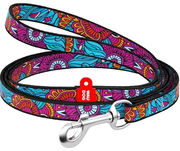 Vodítko nylon 10mmx122cm WAUDOG Summer