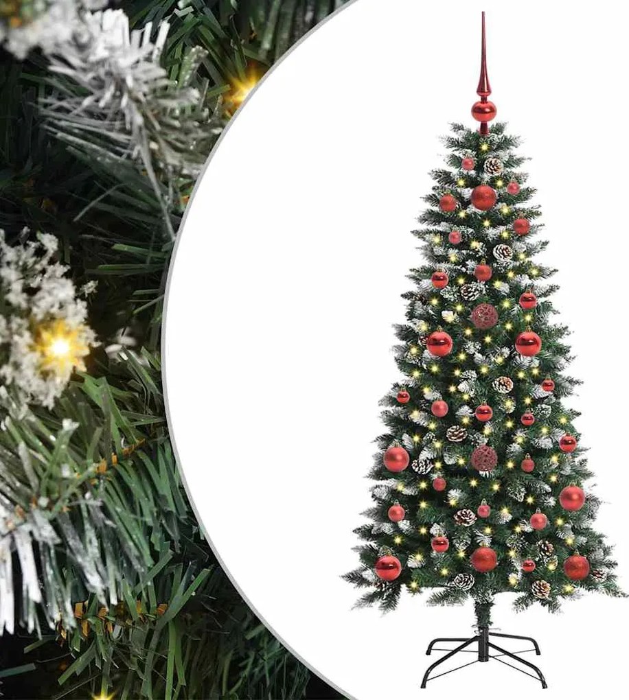 Umělý vánoční stromeček Zelená 120 cm PVC, plast a ocel 3395796