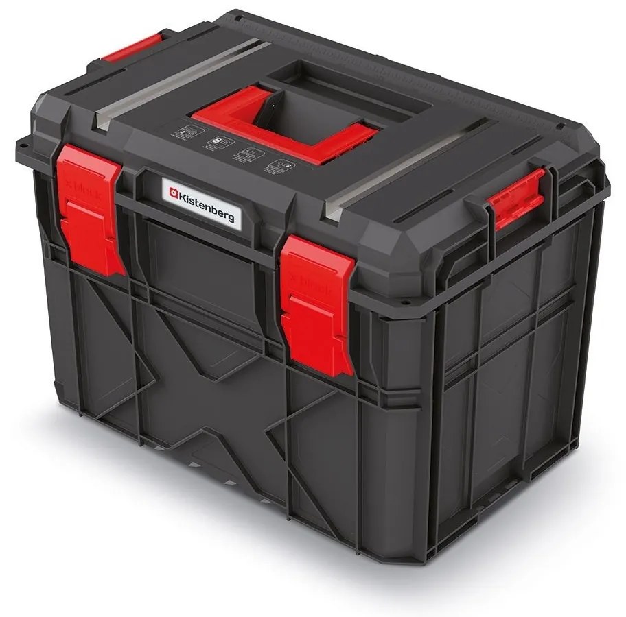 Kistenberg Kufr na nářadí X BLOCK TECH černý 546x380x407