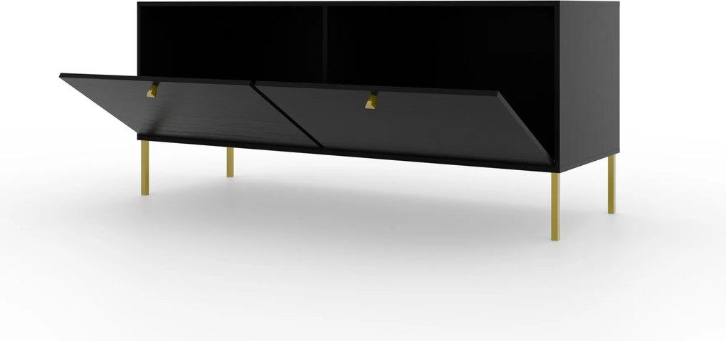 ADRK Furniture TV skříňka 2D Tili RTV-TIL-2D-B