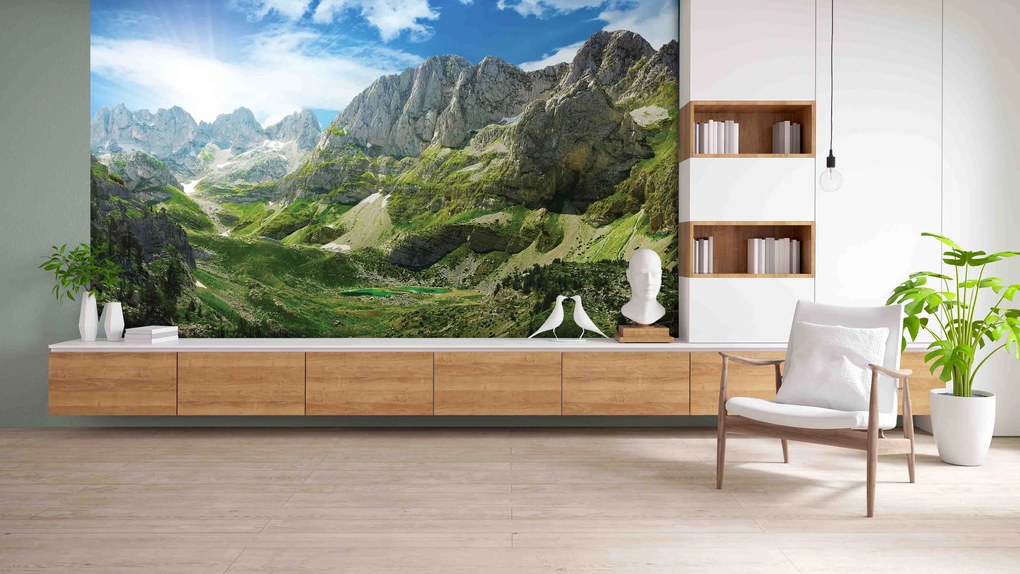 Malvis ® Tapeta Alpské panorama Vel. (šířka x výška): 288 x 200 cm