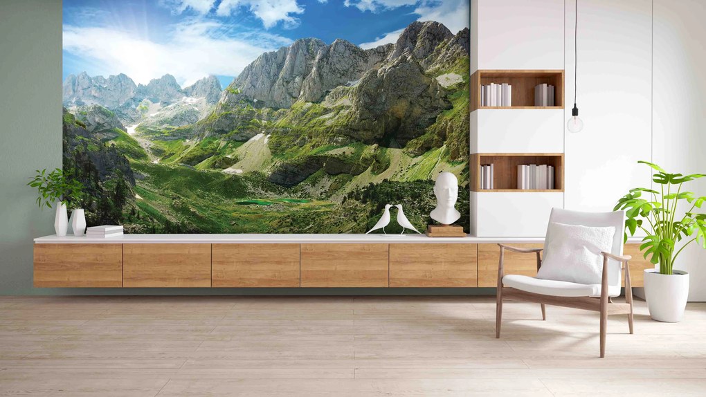 Malvis ® Tapeta Alpské panorama Vel. (šířka x výška): 432 x 290 cm