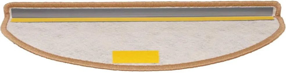 Samolepicí rohože na schody Sisal-Look 30 ks 65x21x4 cm Sisal 3365877