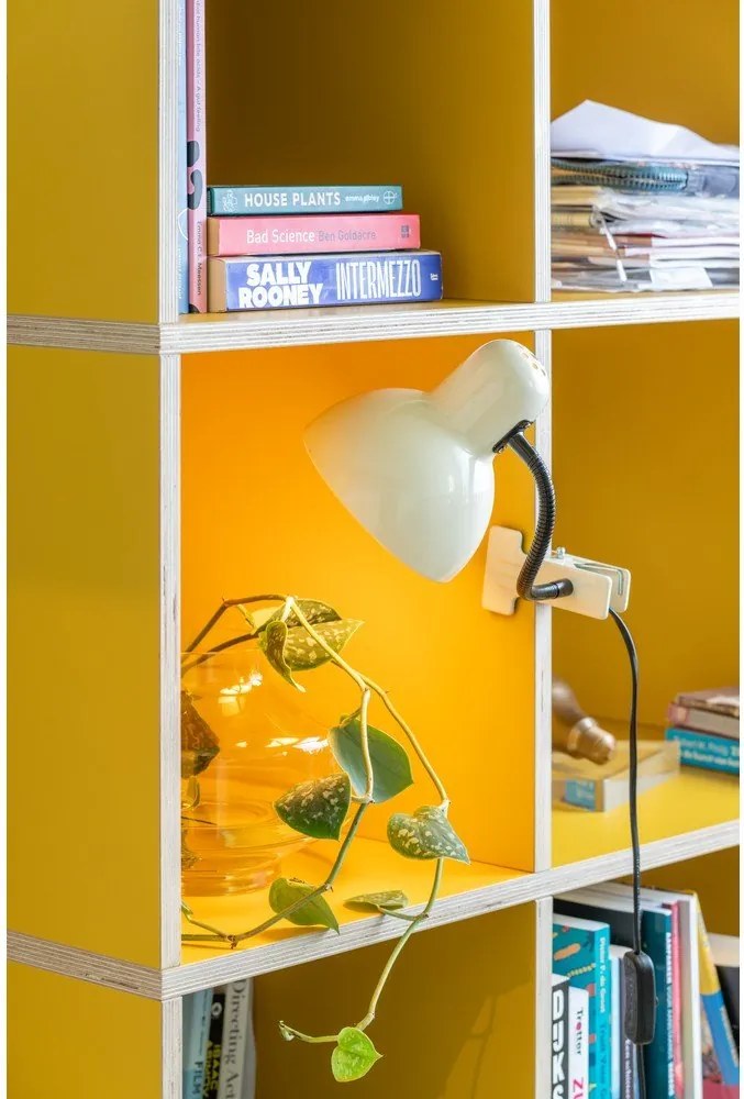 Béžová kovová stolní lampa (výška 33,5 cm) New Retro – Leitmotiv