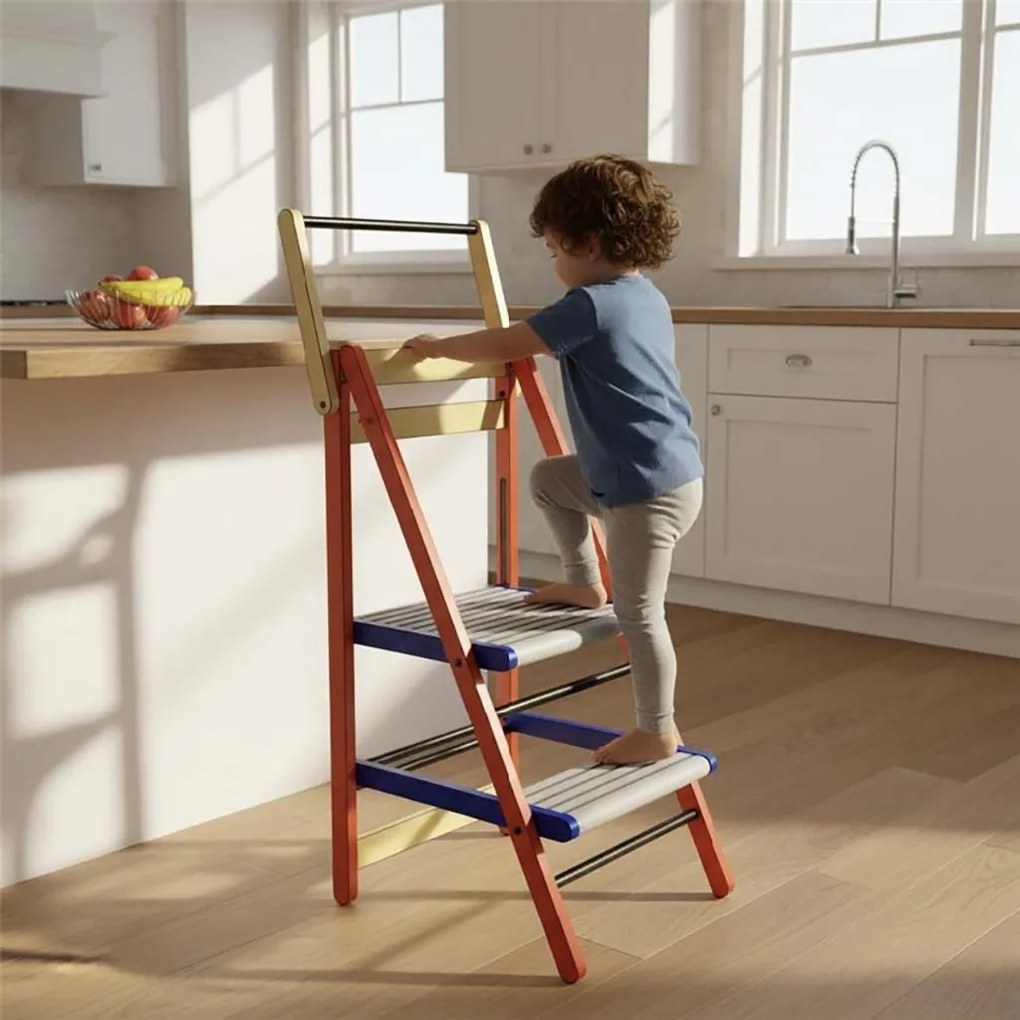 Dřevěný Kitchen Helper - dětský pomocník