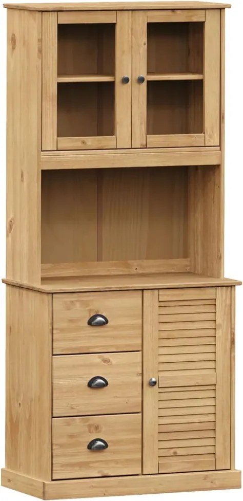 Příborník VIGO 78 x 40 x 175 cm masivní borové dřevo 3188304