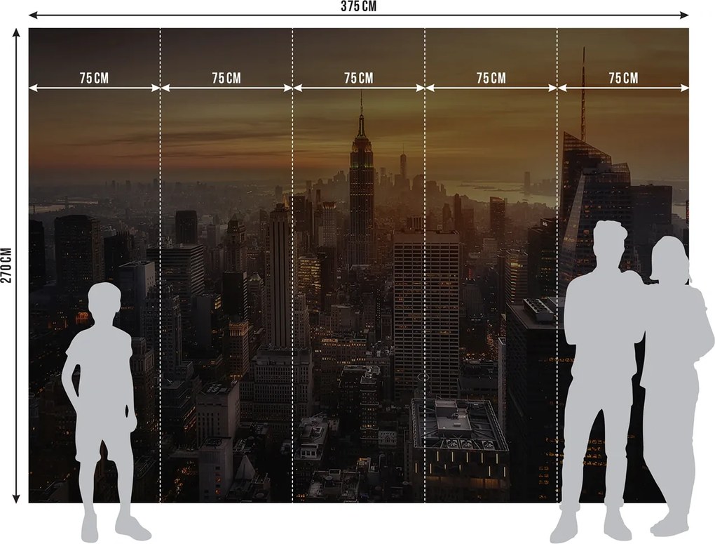 Fototapeta na míru New Yorské Panorama | Vliesová fototapeta na zed' | DFTNXXL3011