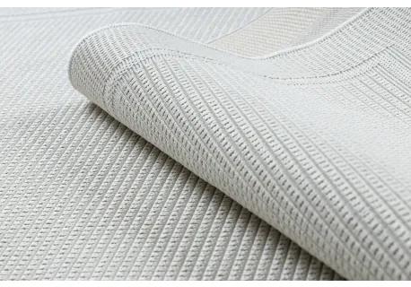 Dywany Luszczow Kusový koberec TIMO 5979 SISAL venkovní rám bílý Rozměr koberce: 120 x 170 cm