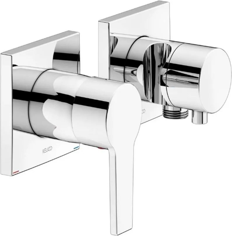 Keuco Edition 11 - Baterie pod omítku pro 2 spotřebiče, chrom 51151011222