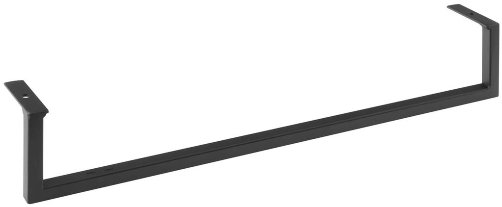 Sapho - Čelní držák ručníků pro umyvadlo, 560 mm, matná černá HG560