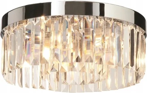 Stropní Svítidlo křišťálový Crystal 35612 Saxby ve stylu glamour IP44 chrom