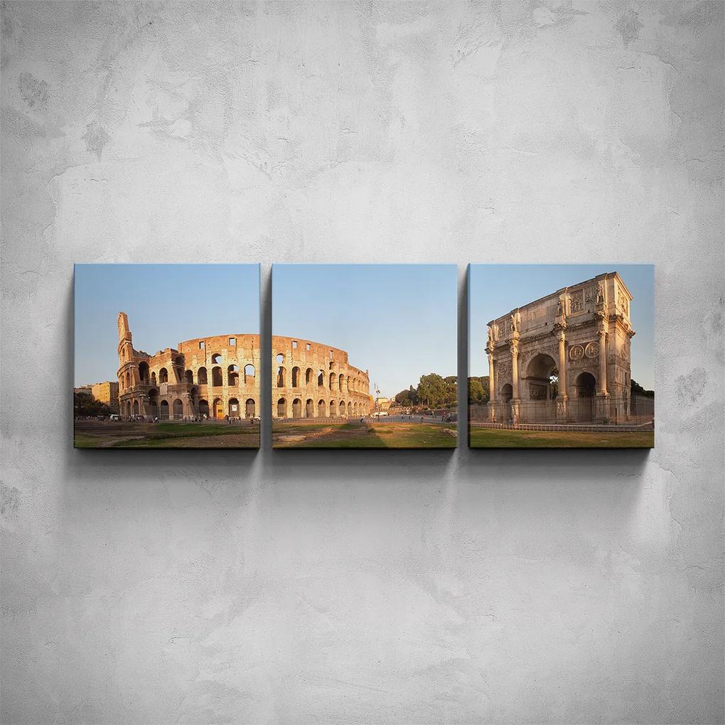 3-dílný obraz - Památky v Římě - PopyDesign