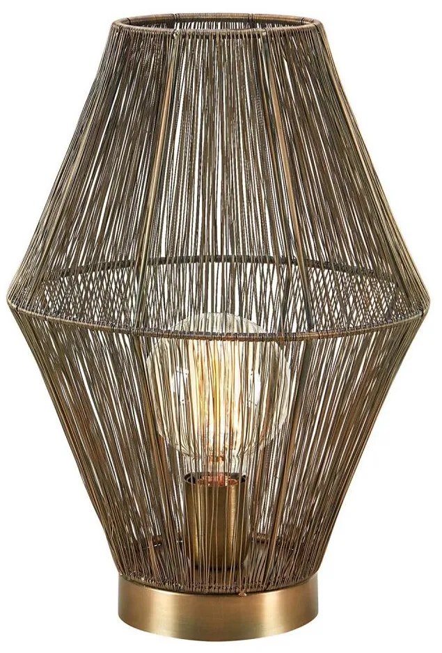 Markslöjd 108665 - Stolní lampa CASA 1xE27/40W/230V mosaz