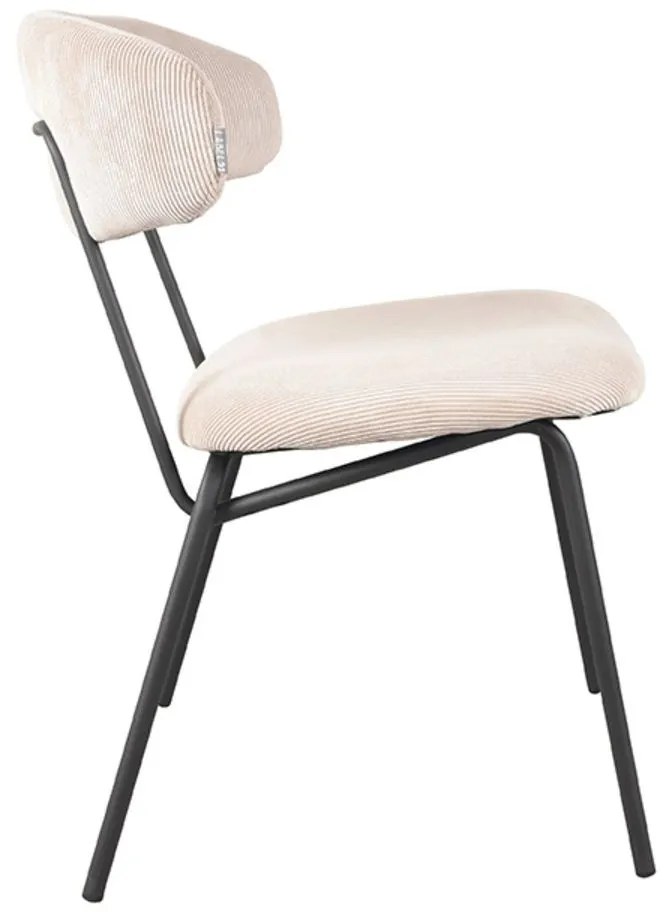LABEL51 Jídelní židle ZACK bílý manšester IH-50.160
