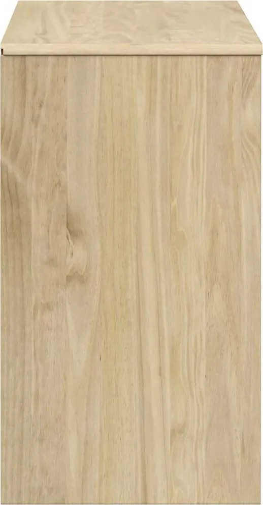 vidaXL Příborník SAUDA dub 114 x 43 x 75,5 cm masivní borové dřevo [377601]