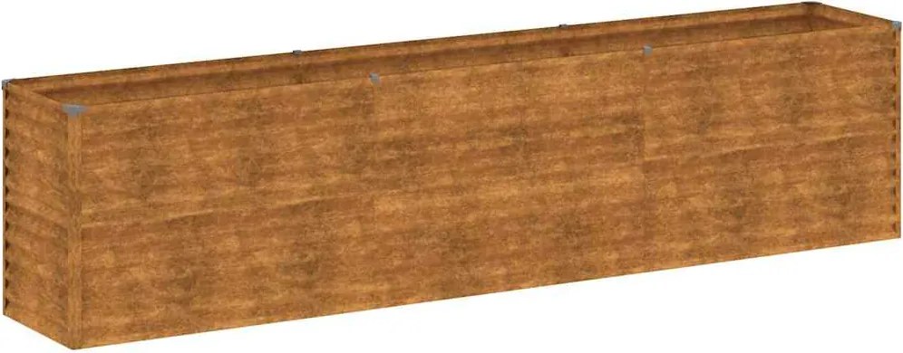 Vyvýšený záhon 291 x 50 x 69 cm cortenová ocel 151986