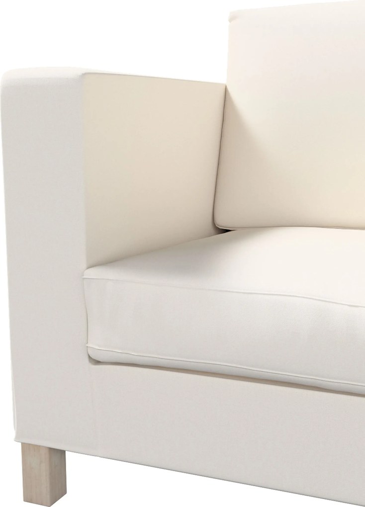 Potah na pohovku IKEA Karlanda 3-místná nerozkládací, krátký barva béžová látka pletený vzor