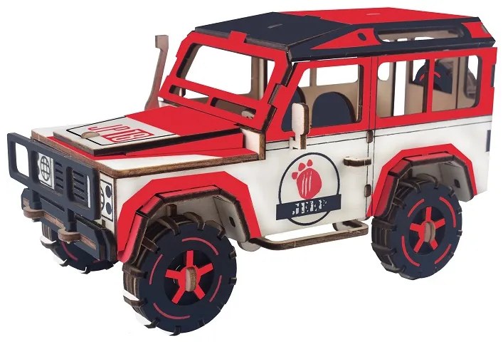 Woodcraft construction kit Woodcraft Dřevěné 3D puzzle SUV