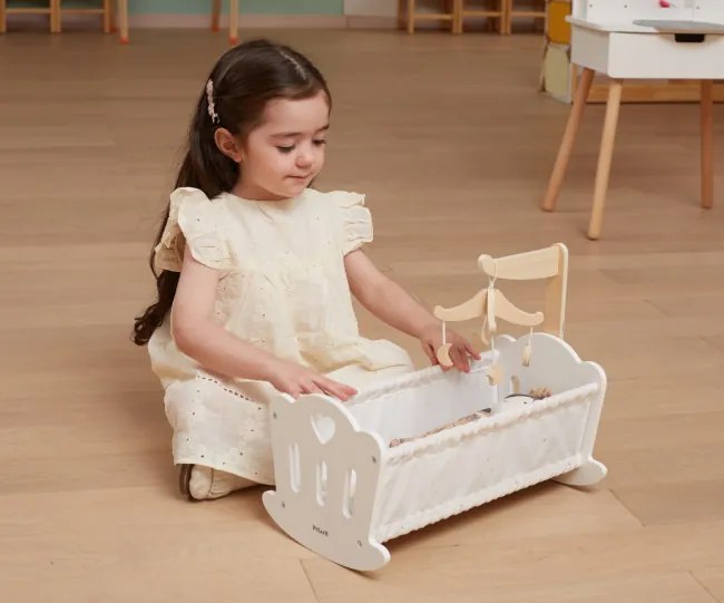 Dřevěná postýlka pro panenky Viga 44235 PolarB