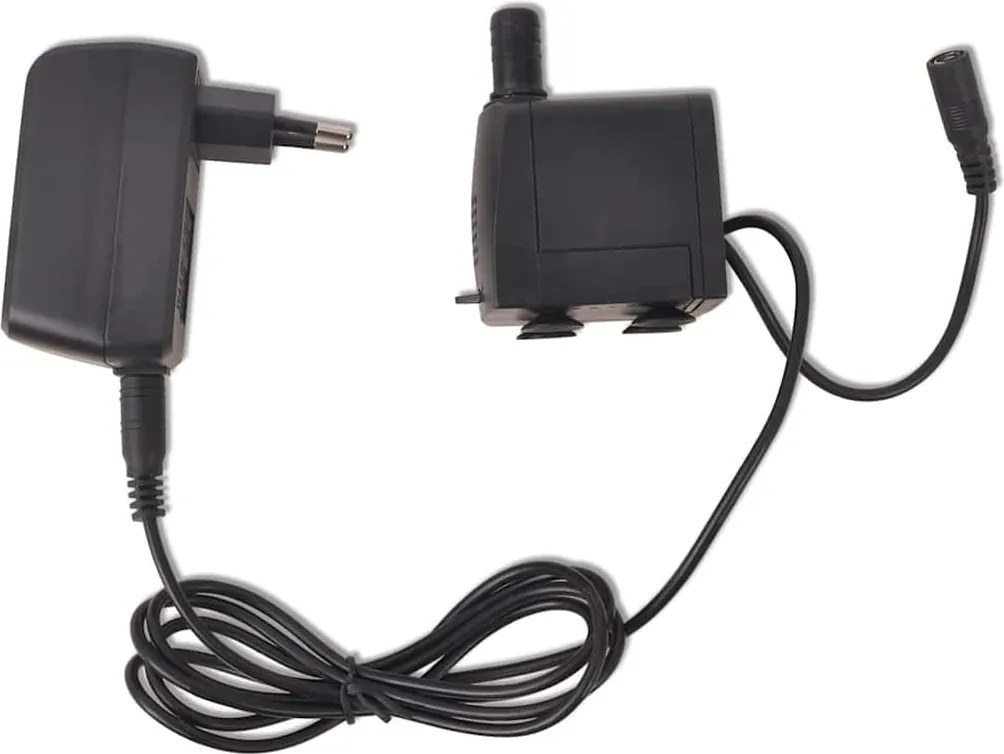 Interiérová fontánka s LED osvětlením, polyresin 242353