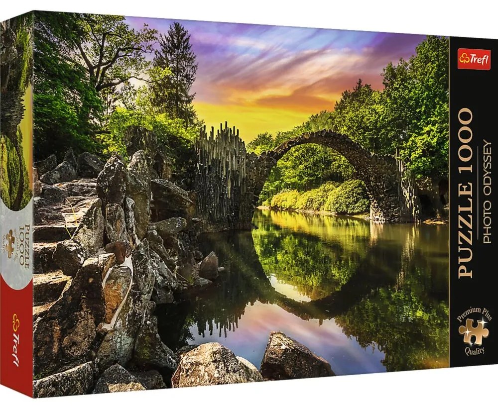 Trefl Puzzle Premium Plus - Photo Odyssey: Most v Kromlau,Německo 1000 dílků