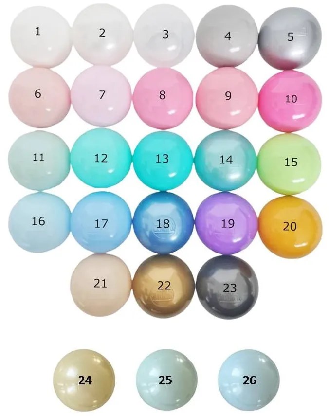Pěnová hrací sestava s bazénkem 30x90 cm + 200 míčků - různé barvy