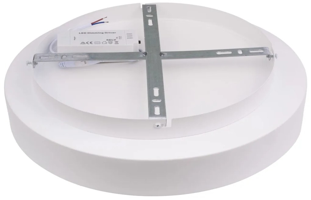 T-LED Bílé LED stropní svítidlo kulaté 380mm 32W CCT