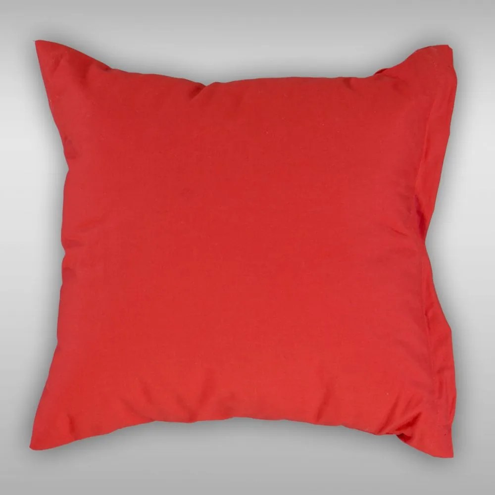 Kvalitex Povlak bavlna na polštář 40x40cm červený Rozměry povlaků na polštáře: 50x70cm