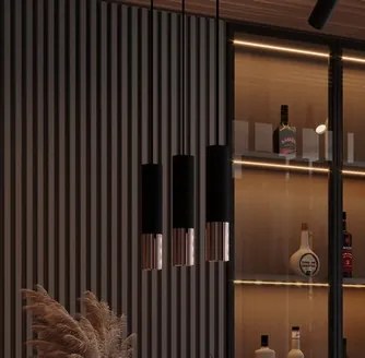 Nástěnné svítidlo SOLLUX Loopez GU10 2x40W bez zdroje SL.0944 černá/měď