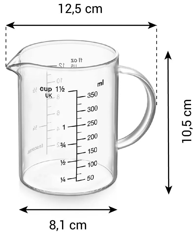 TESCOMA Odměrka skleněná DELÍCIA 0,35 l