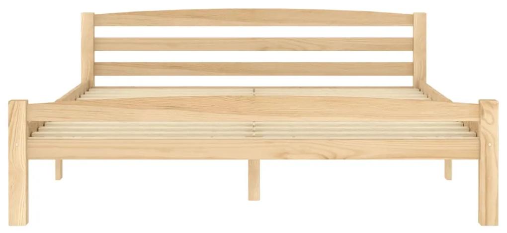 Rám postele masivní borové dřevo 160 x 200 cm,  322065 HangarStore.cz