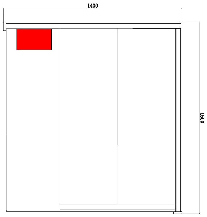 BPS-koupelny Finská sauna Relax  140x150, 3-4 osoby