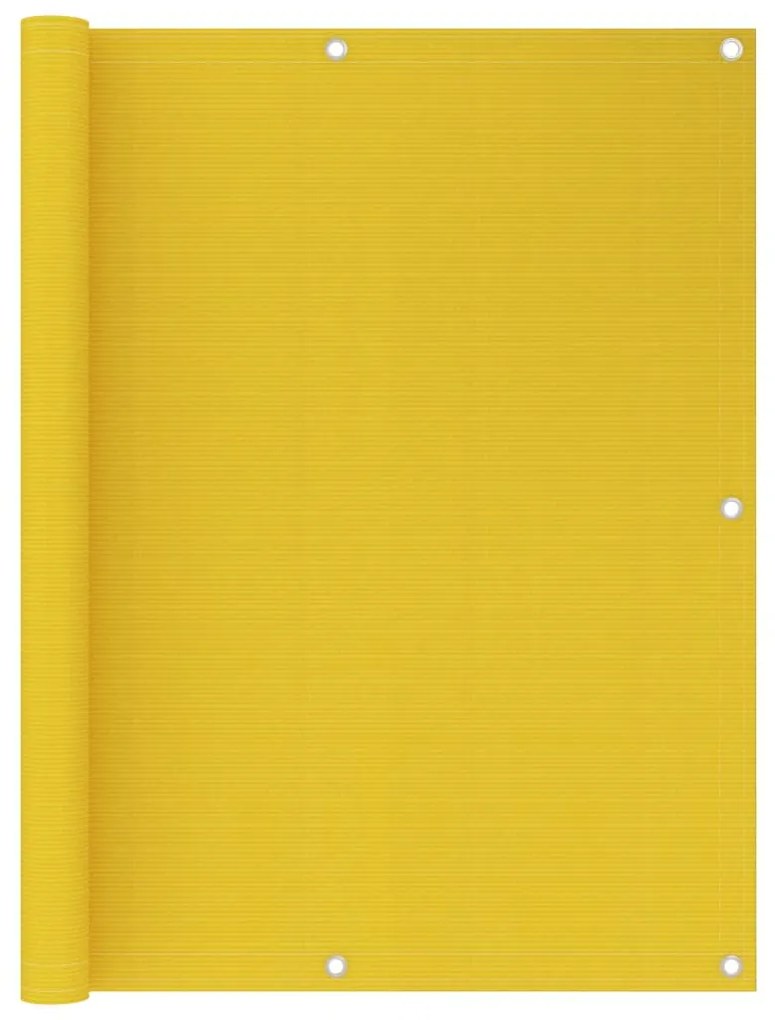 311001 vidaXL Balkónová zástěna žlutá 120 x 400 cm HDPE