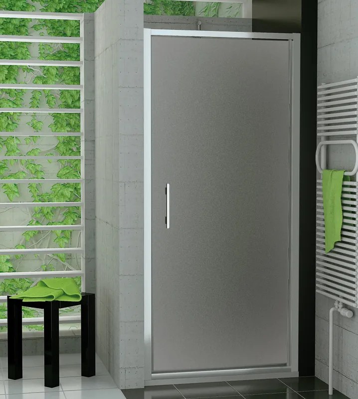 Sanswiss TOP-LINE S TLSP jednokřídlé sprchové dveře 100 cm Profil: Bílá, Sklo: Hladké čiré