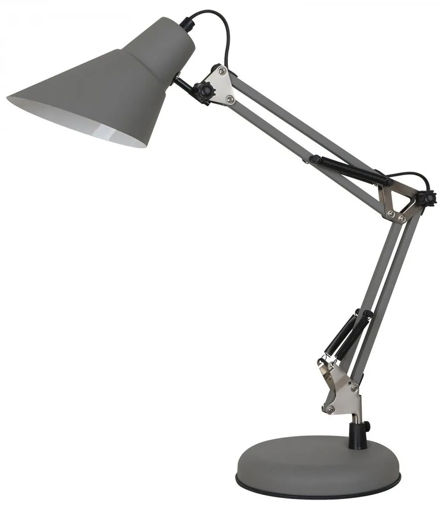 Italux MT-HN2041 GR+S.NICK stolní lampička Jason 1x60W|E27