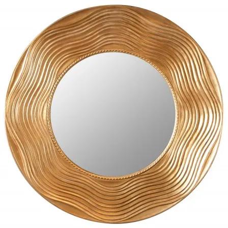 Noble Home Zlaté nástěnné zrcadlo Circle