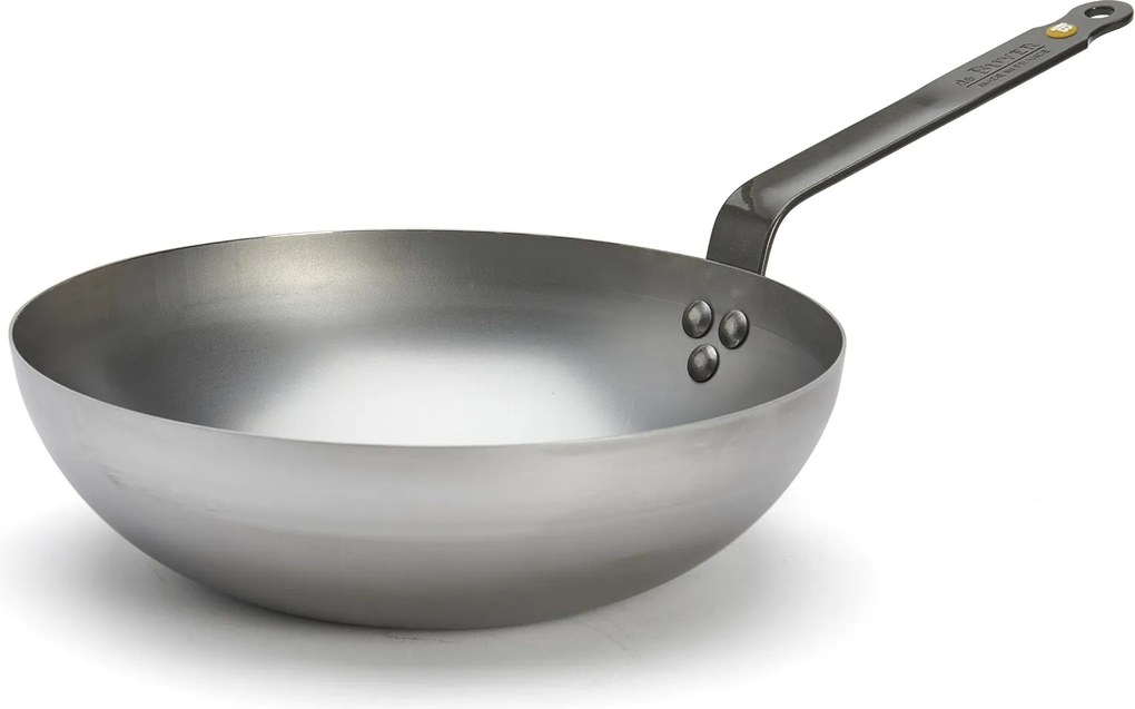 Ocelová pánev WOK de Buyer MINERAL B P.28cm
