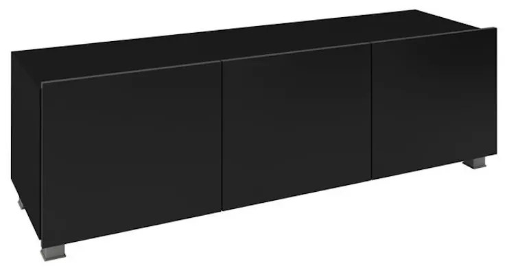 Expedo TV stolek BRINICA 150, 150x37x43, černá/černý lesk
