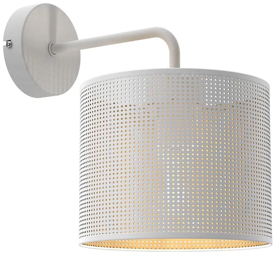 Nástěnná lampa LOFT SHADE 1xE27/60W/230V bílá/zlatá