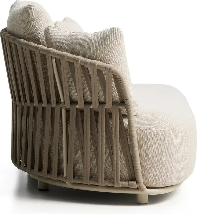 Béžová/taupe zahradní modulární pohovka 170 cm Osani – Kave Home