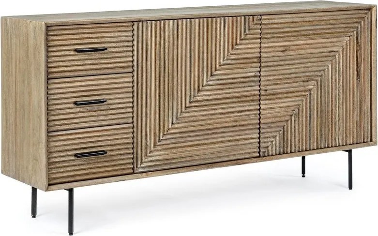 Komoda z mangového dřeva v přírodní barvě 160x83x40 cm Darsey – Bizzotto