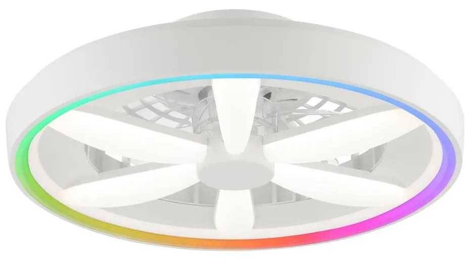 Brilliant - LED RGBW Stropní ventilátor se světlem GAIANO LED/48W/230V bílá + DO