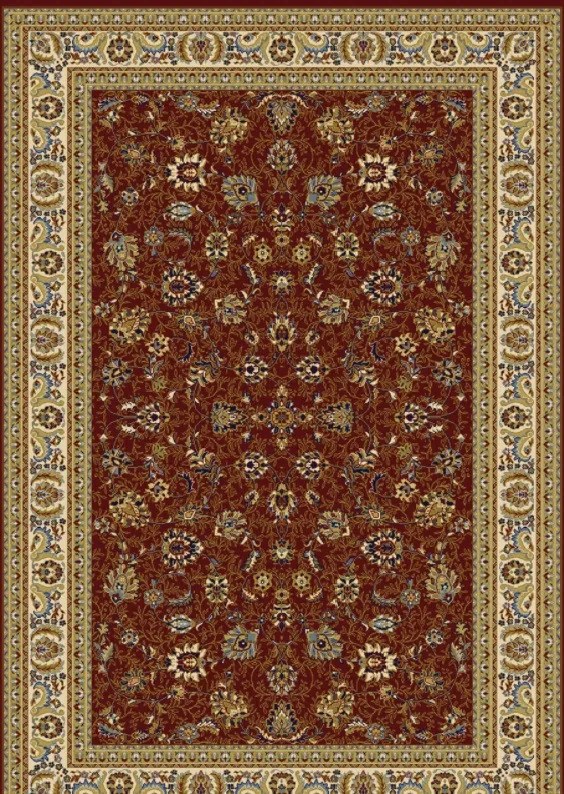 Kusový koberec Kendra 170 / DZ2P, 160x235, červená, chodba / predsieň, Oriental Weavers