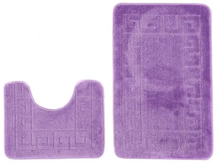 Koupelnové předložky 1030 tmavě fialové 2 ks 50x80cm