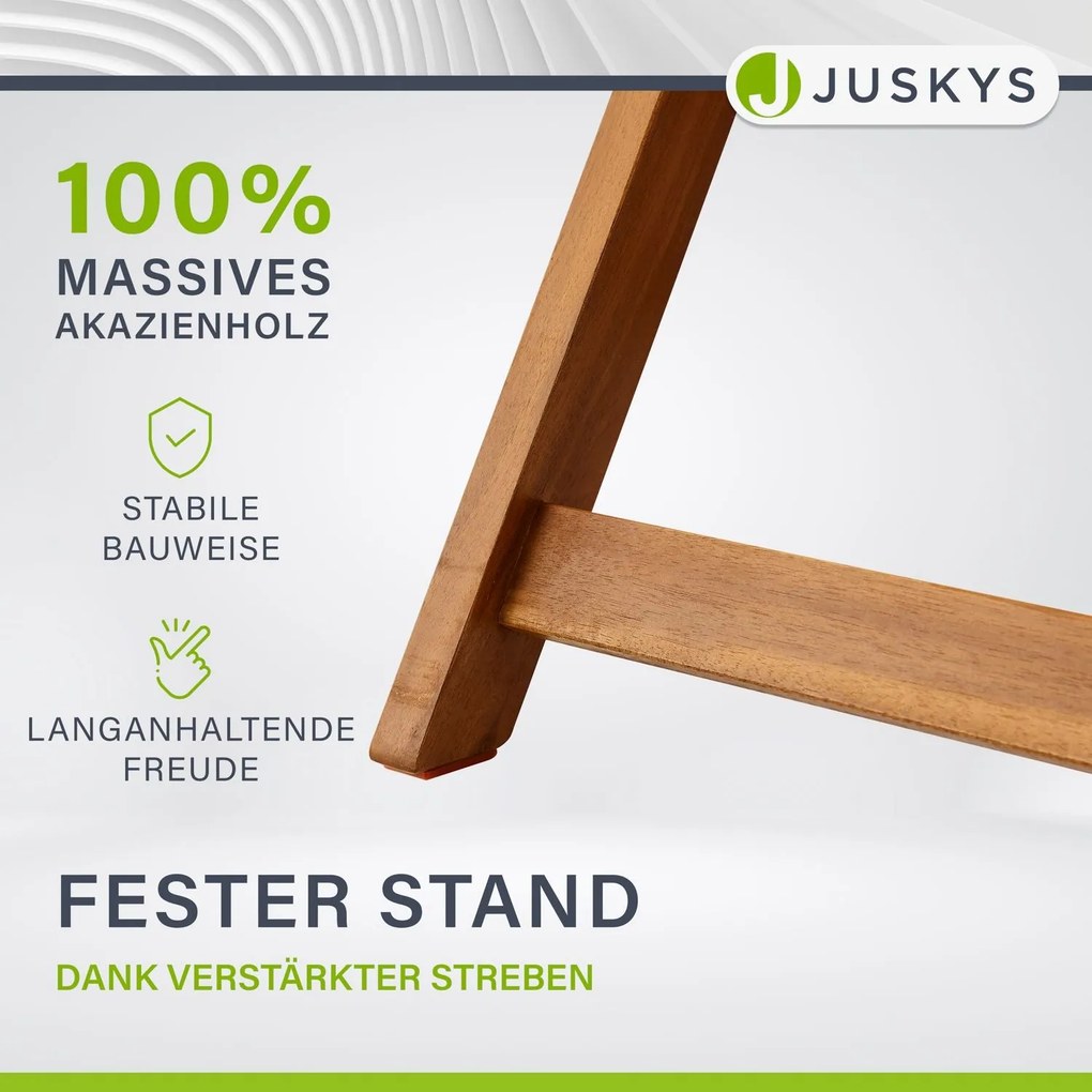 Juskys Balkonový set Bala z akáciového dřeva, 3 díly