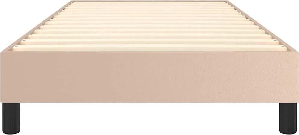 Rám postele s boxspringem cappuccino 100x200 cm umělá kůže 3120687